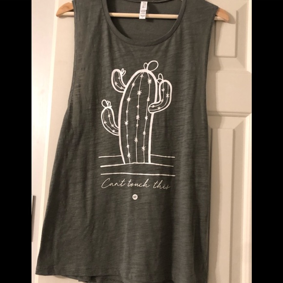 Bella Canvas | Tops | Cactus Tank Top | Poshmark